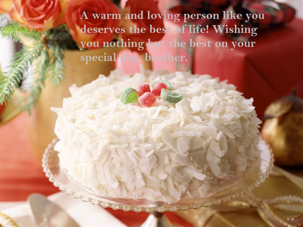 Beautiful Birthday Cake Wishes For Brother Best Wishes