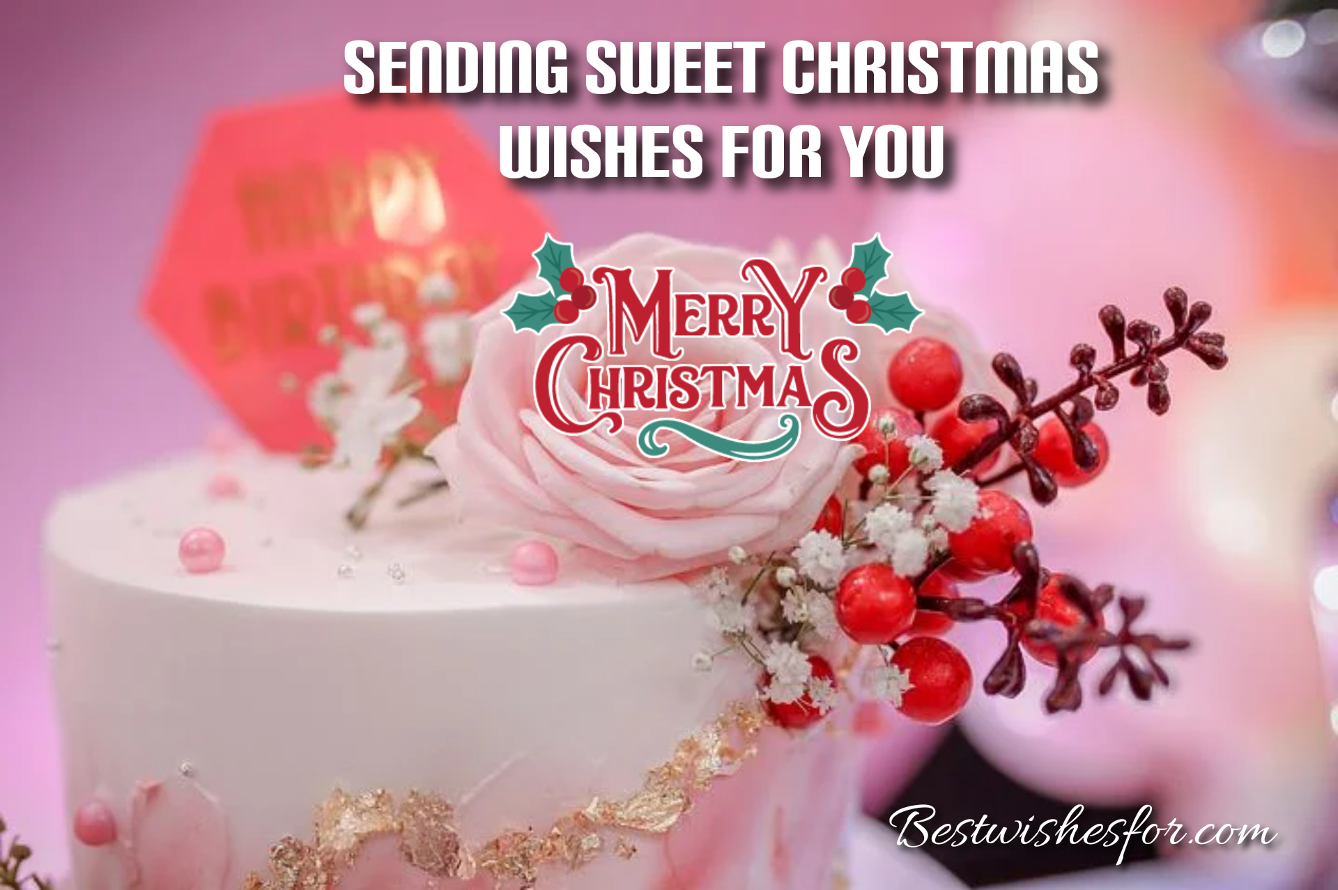 Merry Christmas Cake Wishes, Messages & Sayings | Best Wishes