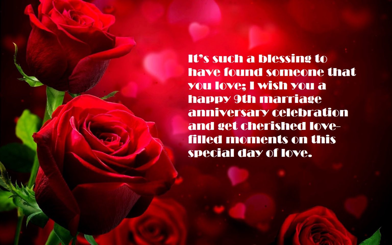 9th Marriage Anniversary Sayings Quotes Images Best Wishes